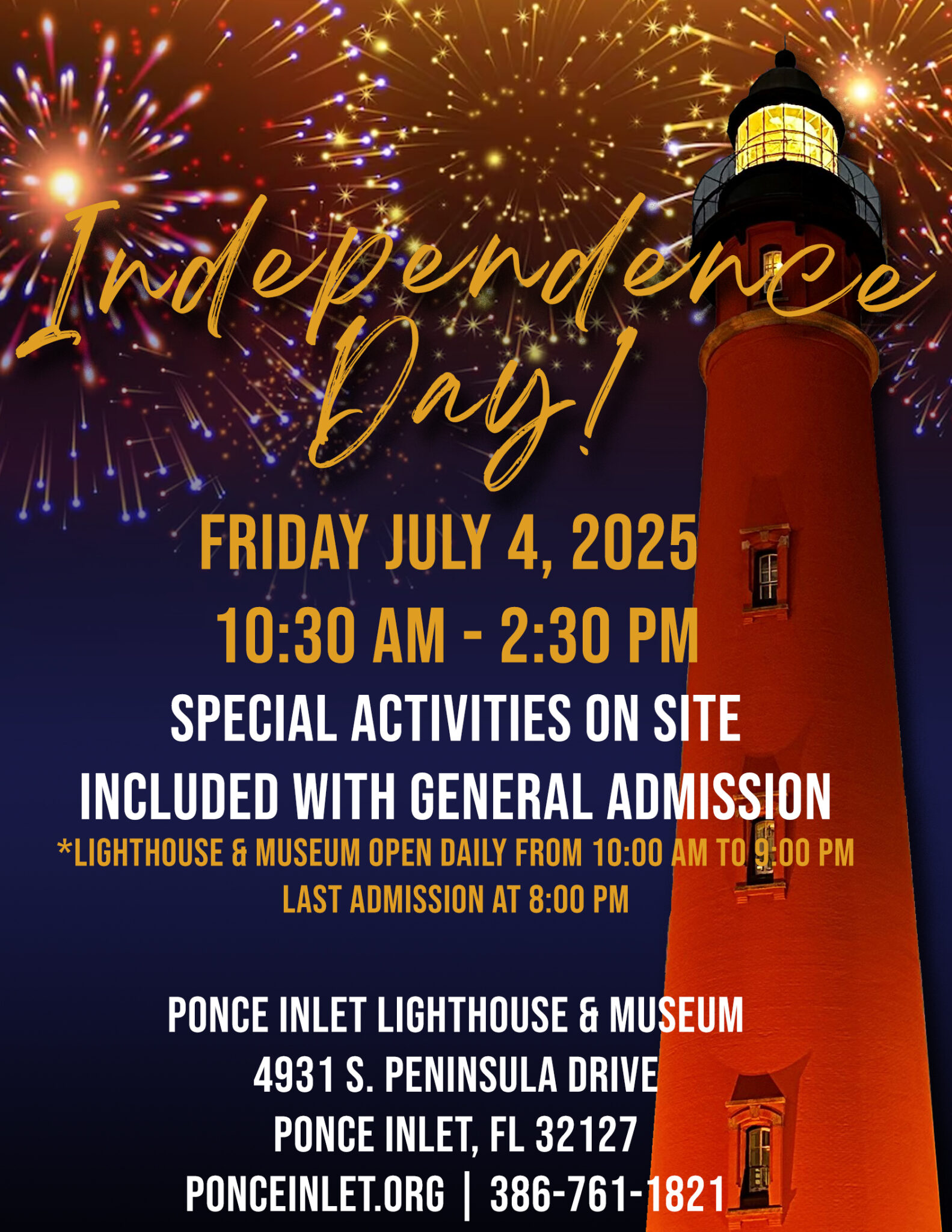Independence Day at the Ponce Inlet Lighthouse - Ponce Inlet Lighthouse