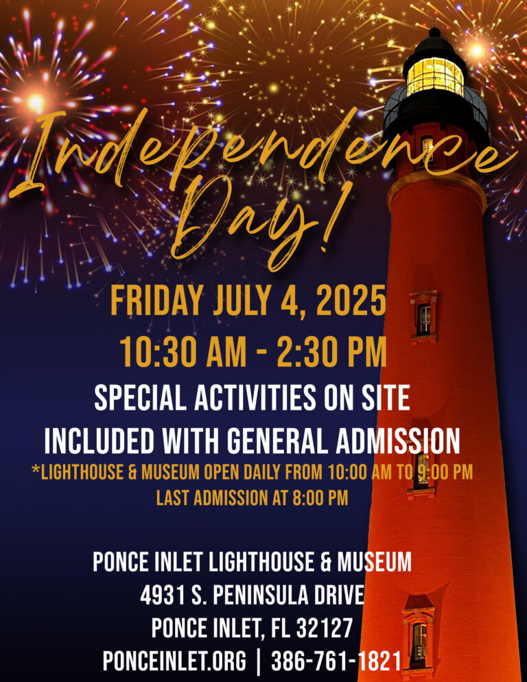 Events from April 12, 2024 – May 25, 2024 – Ponce Inlet Lighthouse